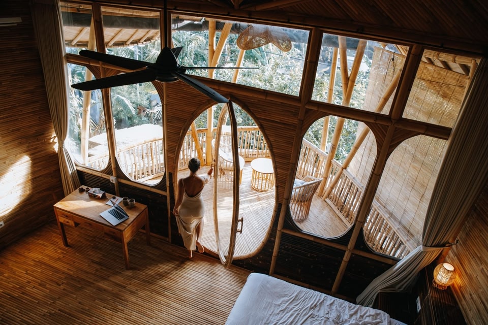Tibubeneng 호텔 Tropical Bali Bamboo Villa - 7 Minutes From Canggu - 스카이스캐너