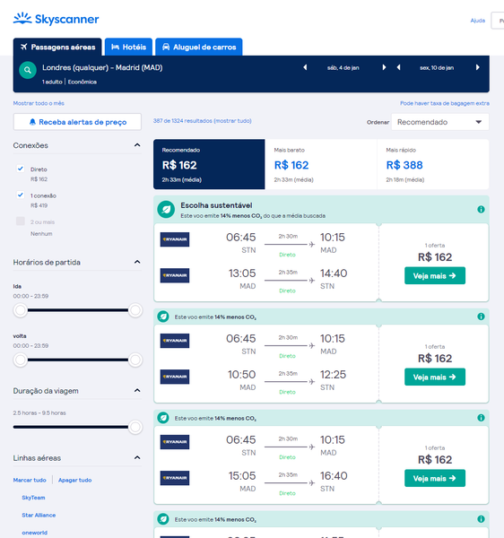 Ryanair: voos baratos para viajar pela Europa | Skyscanner