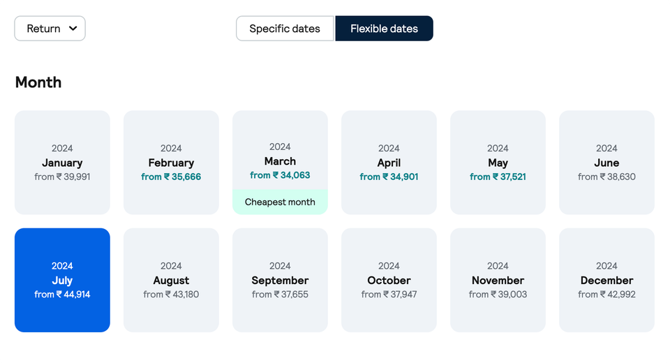 Skyscanner tips and tools: how to search flight prices across whole ...